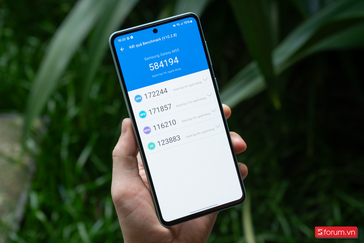 Đánh giá chi tiết Samsung Galaxy M55 5G